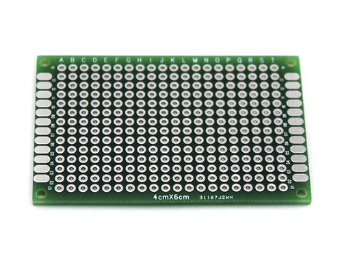 PCB 4х6 см двухсторонняя печатная плата
