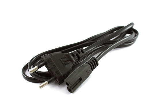 Сетевой кабель питания IEC C7 2pin принтера, AV-техники, зарядок, 1.5м