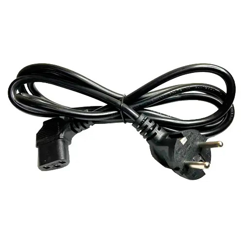 Мережевий кабель живлення компютера Iec C13 кутовий 24x0 14 1 5м